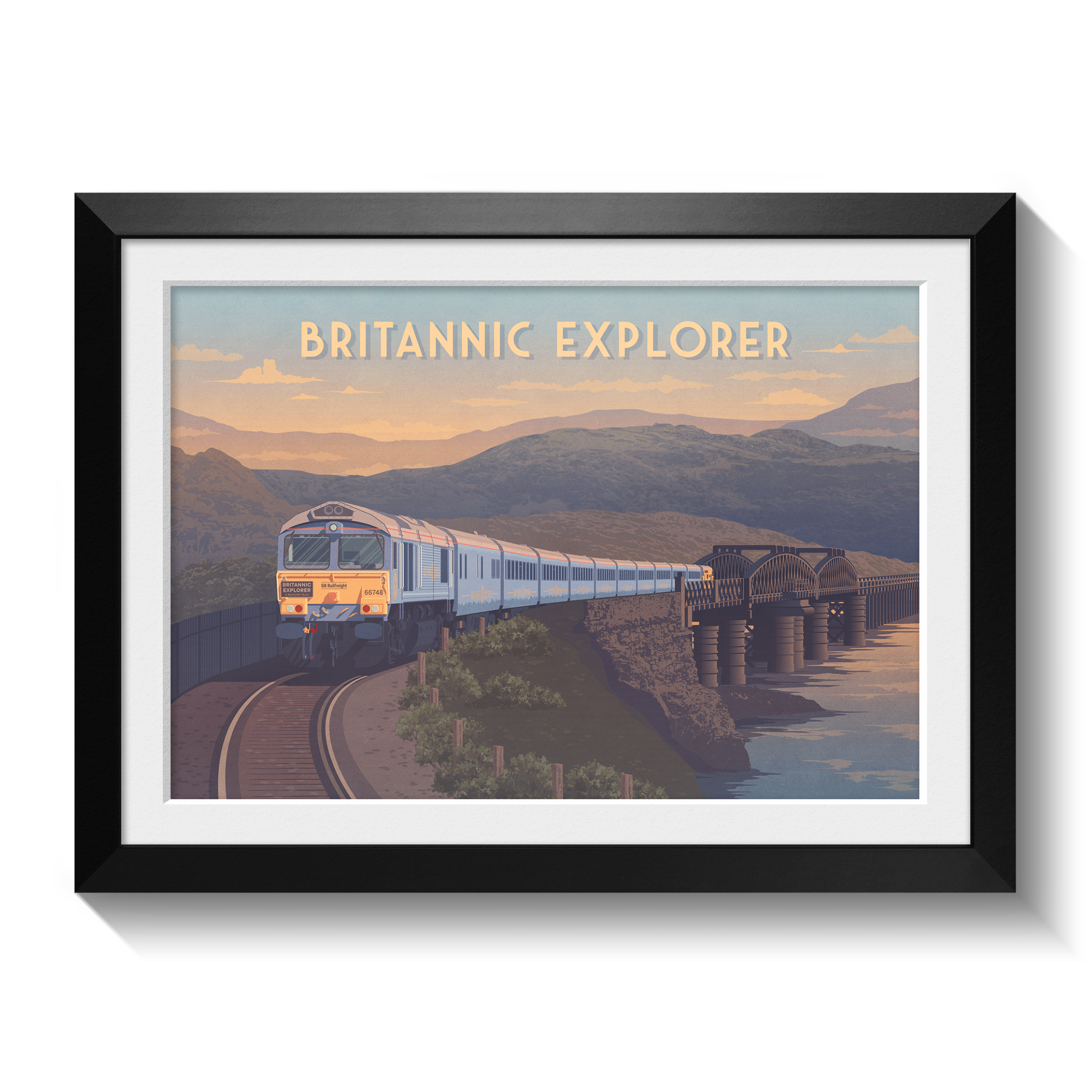 Britannic Explorer Travel Poster – Bucket List Prints