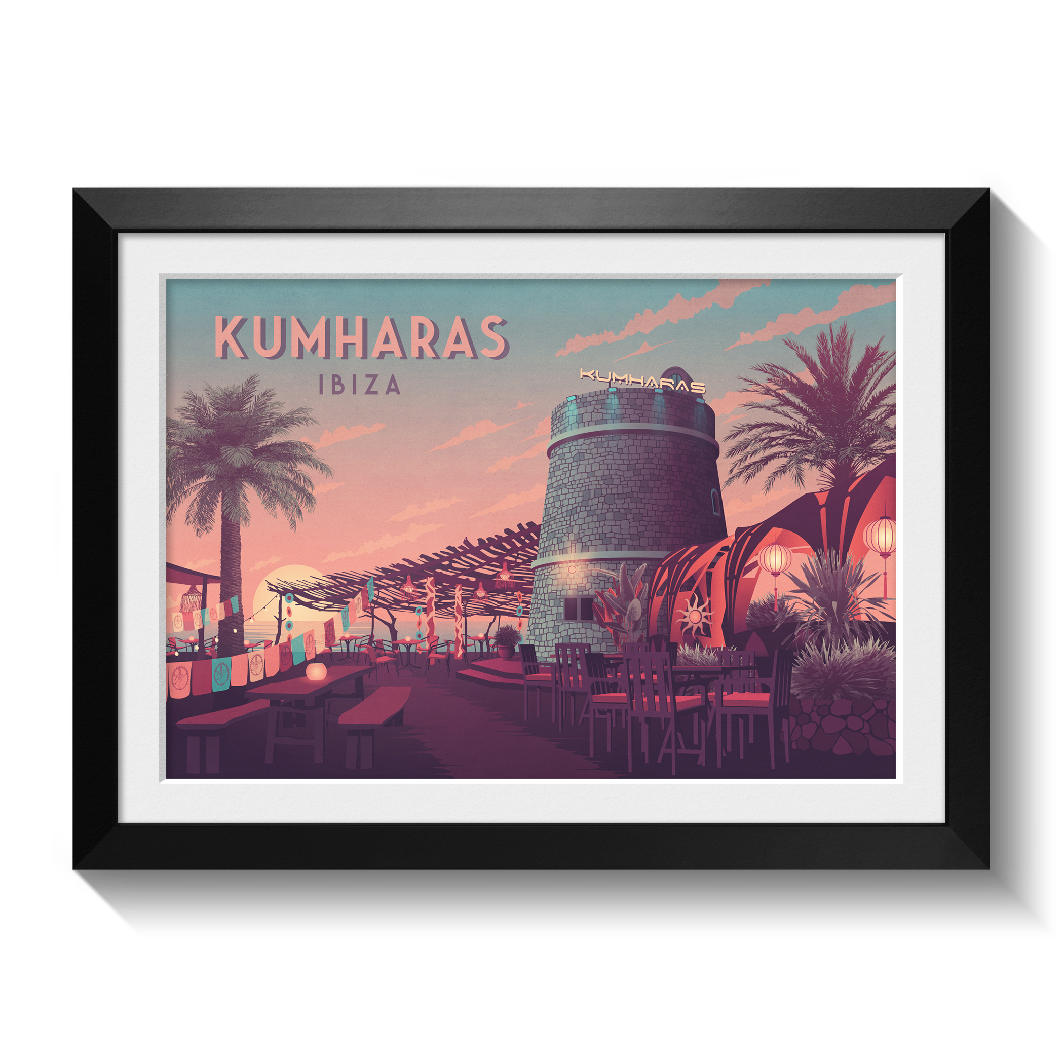 Kumharas Ibiza Nightclub Poster – Bucket List Prints