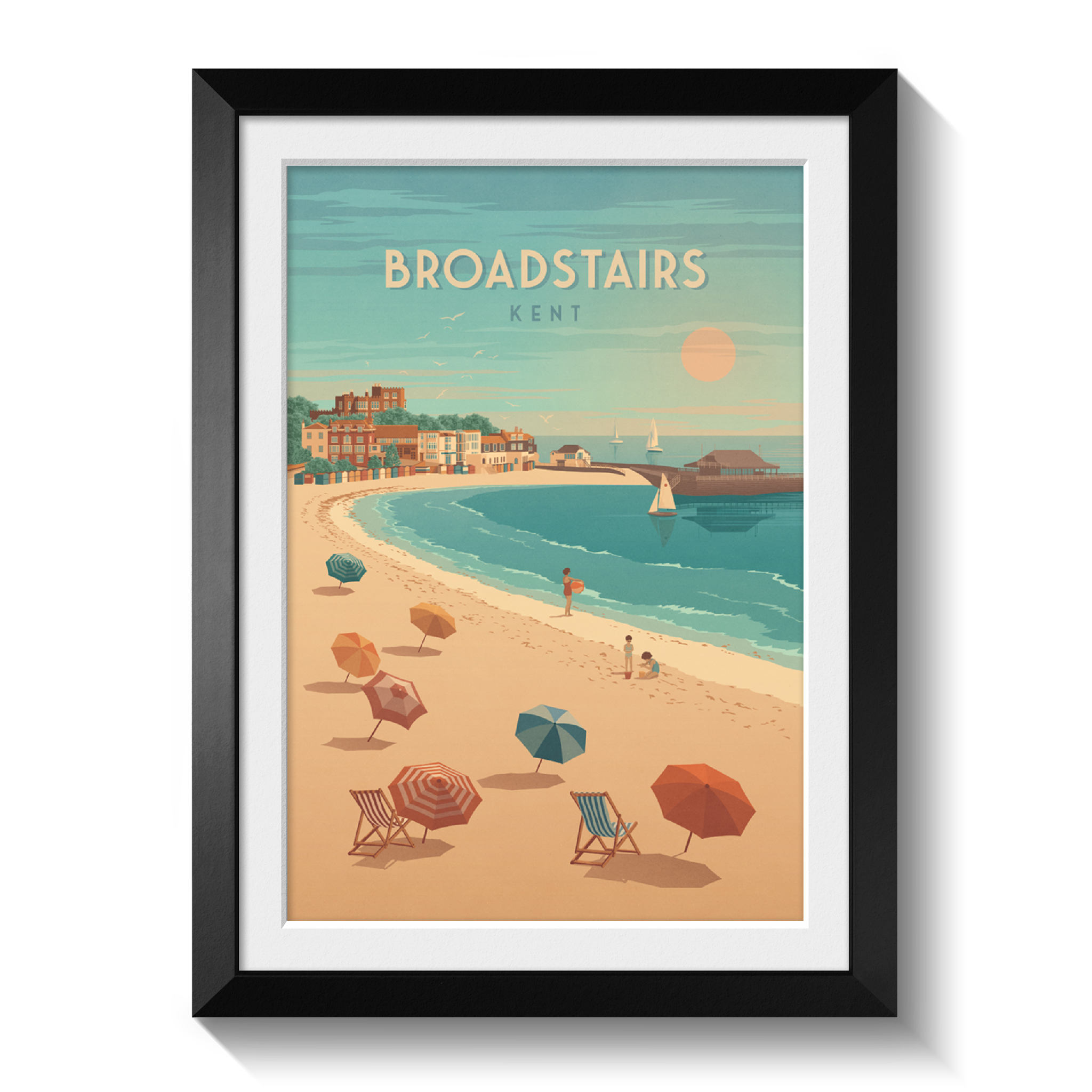 Broadstairs Seaside Travel Poster – Bucket List Prints