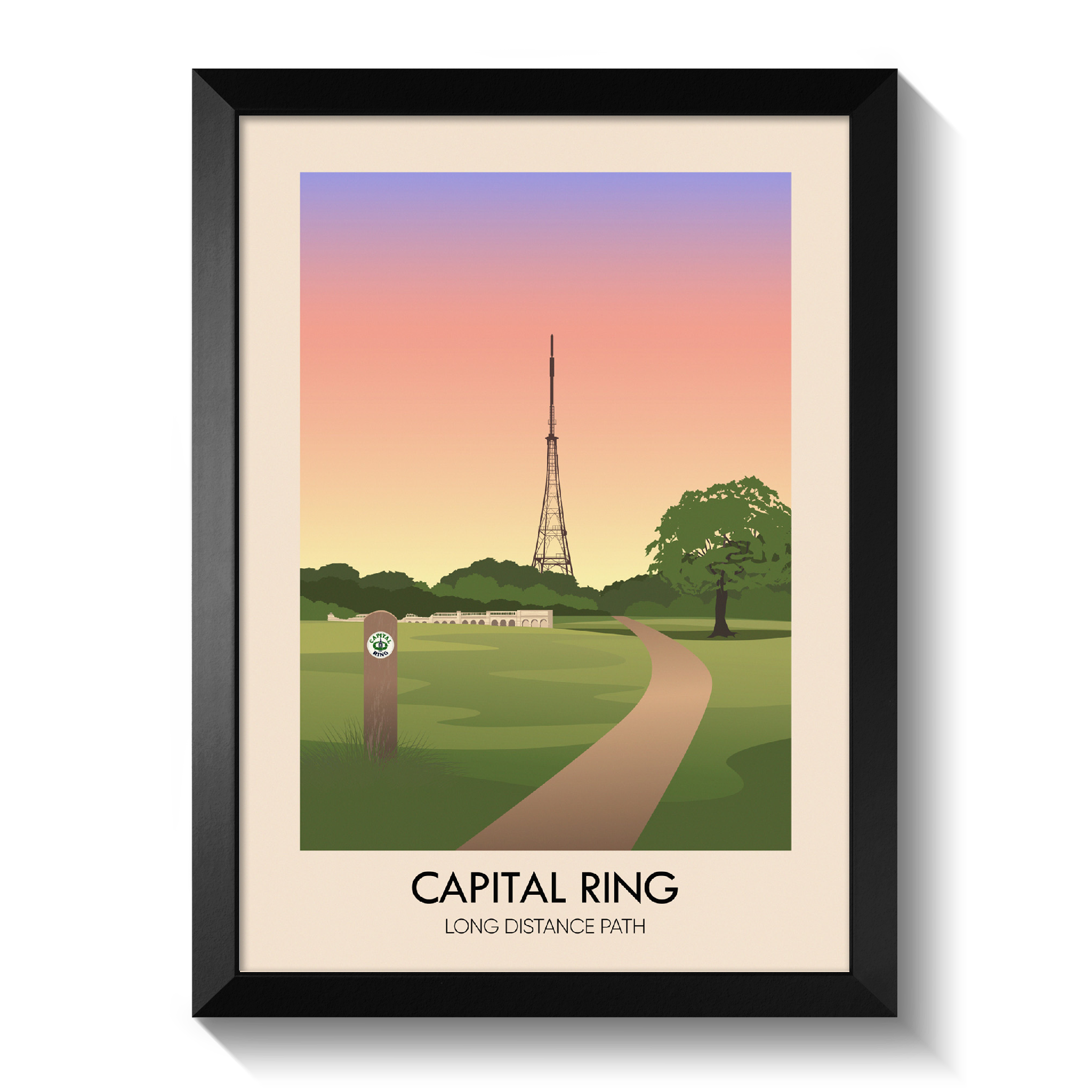 Capital Ring Long Distance Path Travel Poster – Bucket List Prints