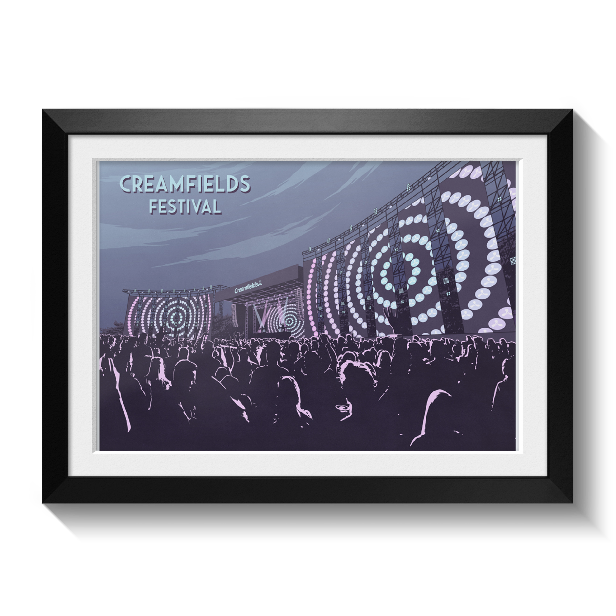 Creamfields Festival Travel Poster – Bucket List Prints