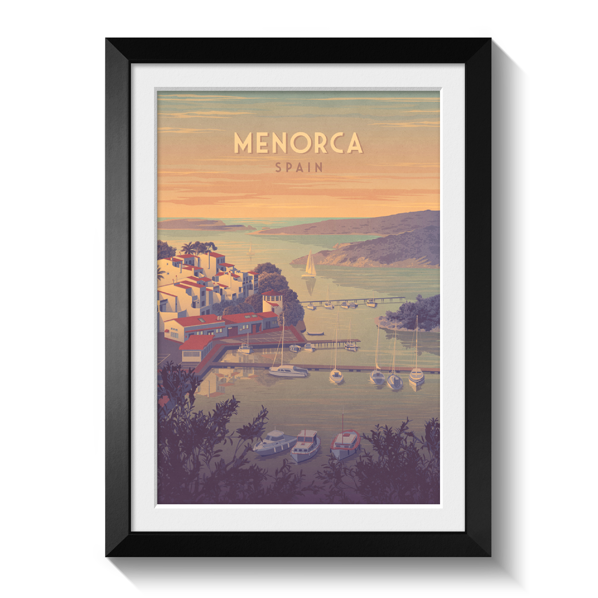 Menorca Spain Travel Poster – Bucket List Prints
