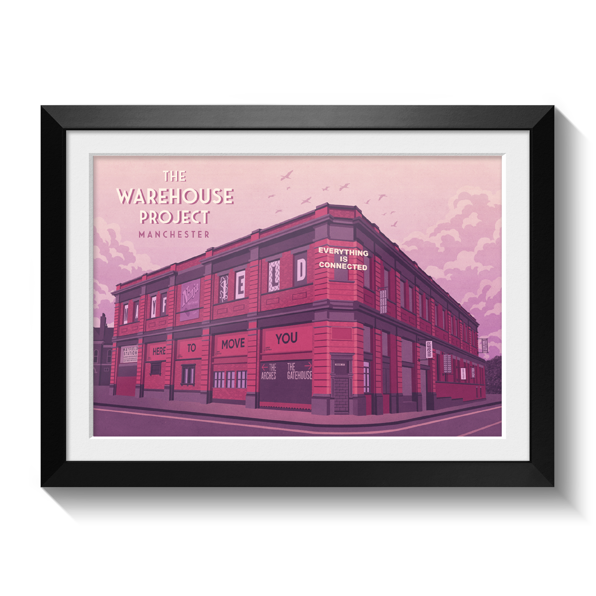 The Warehouse Project Manchester Nightclub Poster – Bucket List Prints